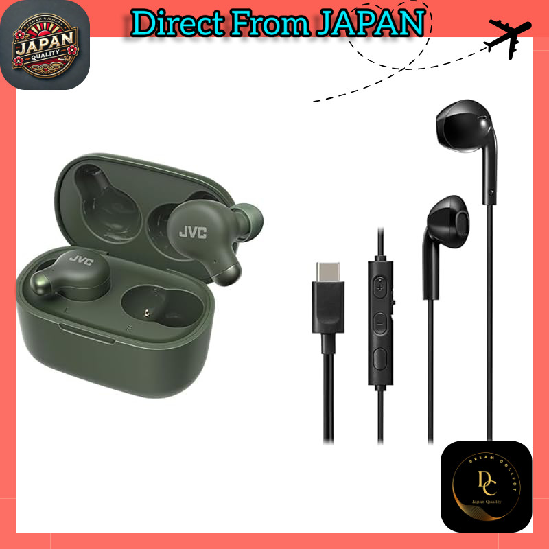【Wireless and Wired Earphone Set】JVC Kenwood JVC Wireless Earphones HA ...