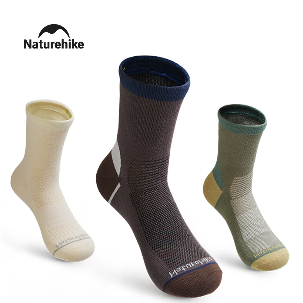 Naturehike Quick-drying Wool Socks Outdoor Sports Hiking GYM Running ...