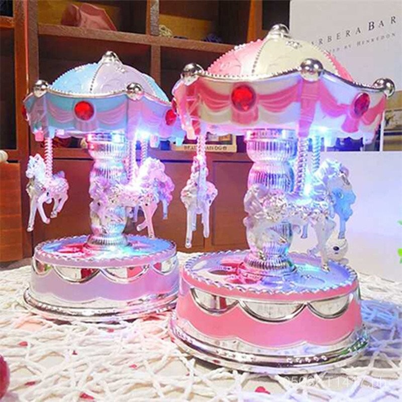 Trendy Girl's Birthday Projection Light-Up Male Music Box Best Friend ...