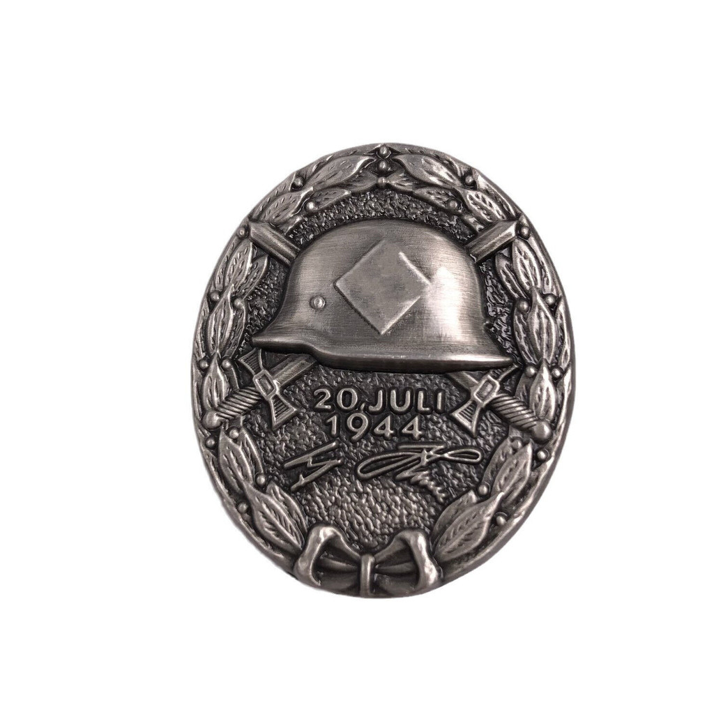 WW2 Wehrmacht German Army Silver Wounded Badge Germany Military Medal ...