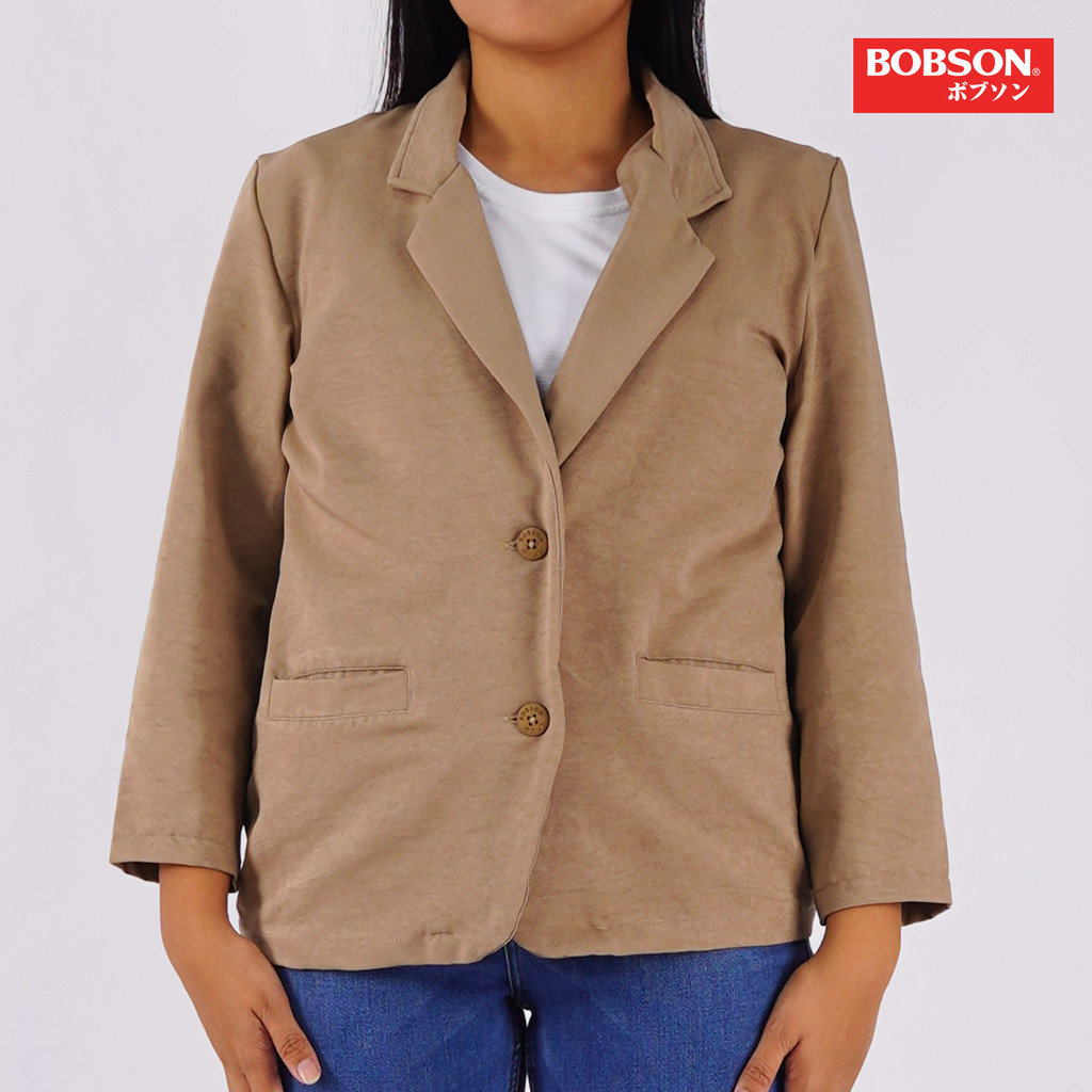 Bobson Japanese Ladies Basic Jacket Regular Fit 158454 (Light Brown ...