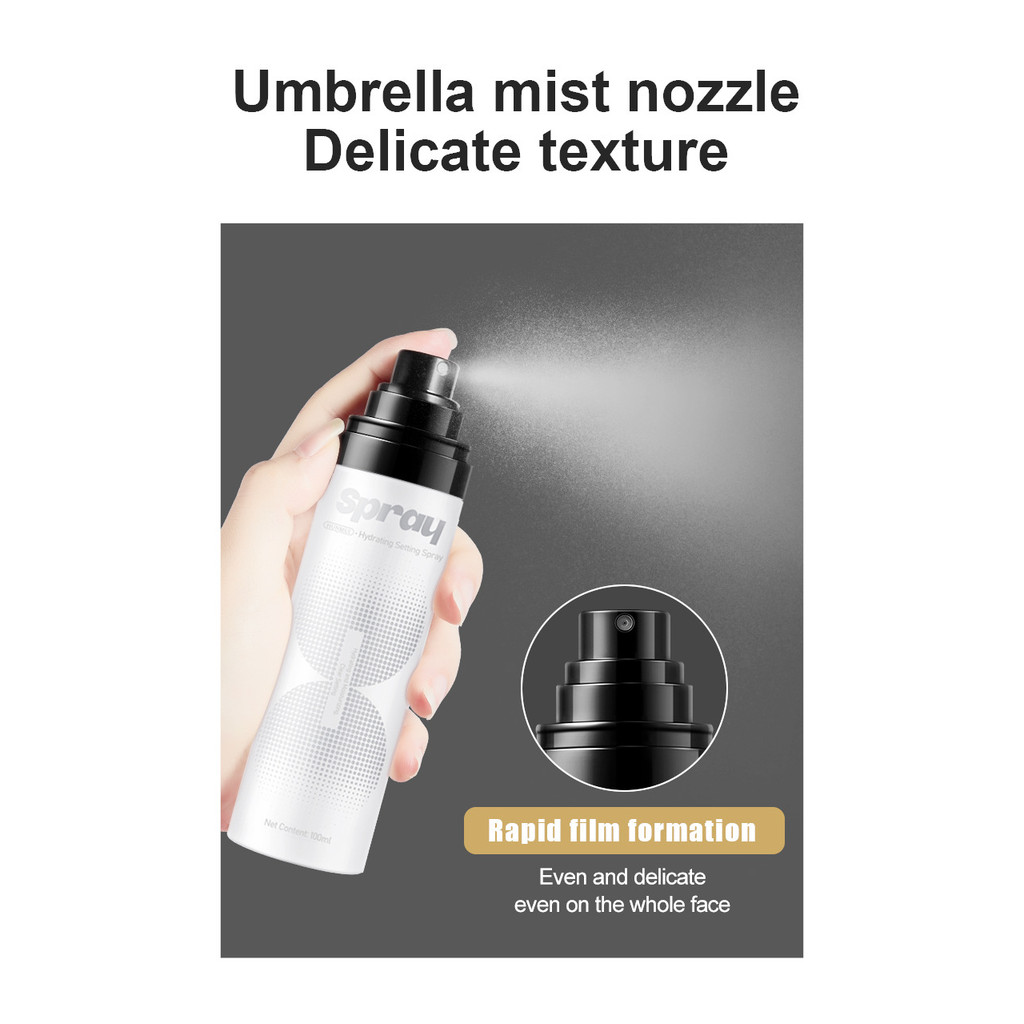 HUNMUI Moisturizing Makeup spray Ang pangmatagalang langis na kontrol ...