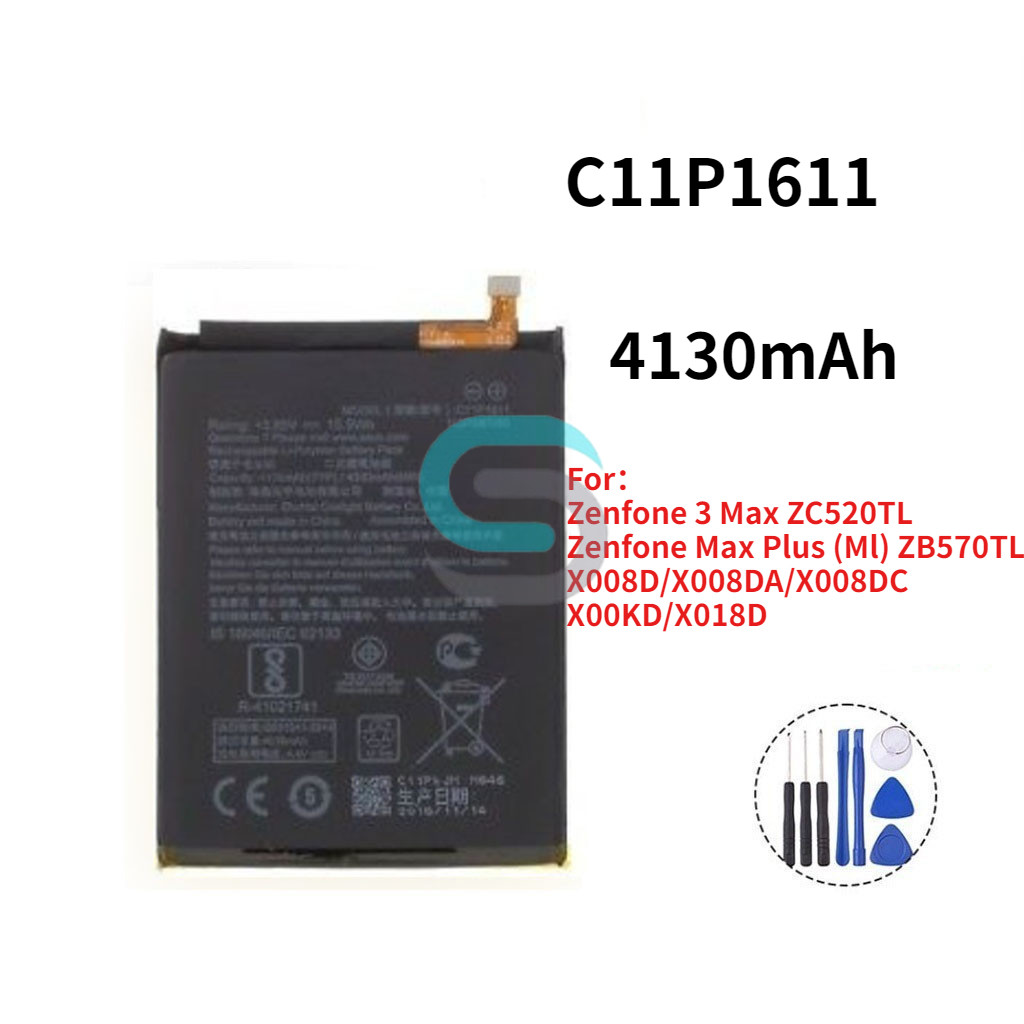 C11P1611 Battery for Asus Zenfone 3 Max ZC520TL X008D | Shopee Philippines