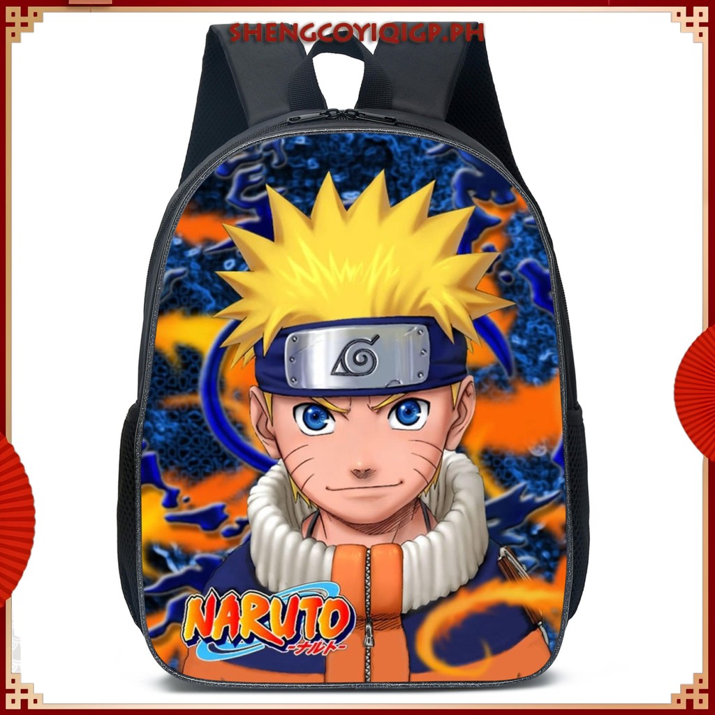 Naruto Anime Backpack Unisex Kids Kakashi Itachi Students School Bag ...