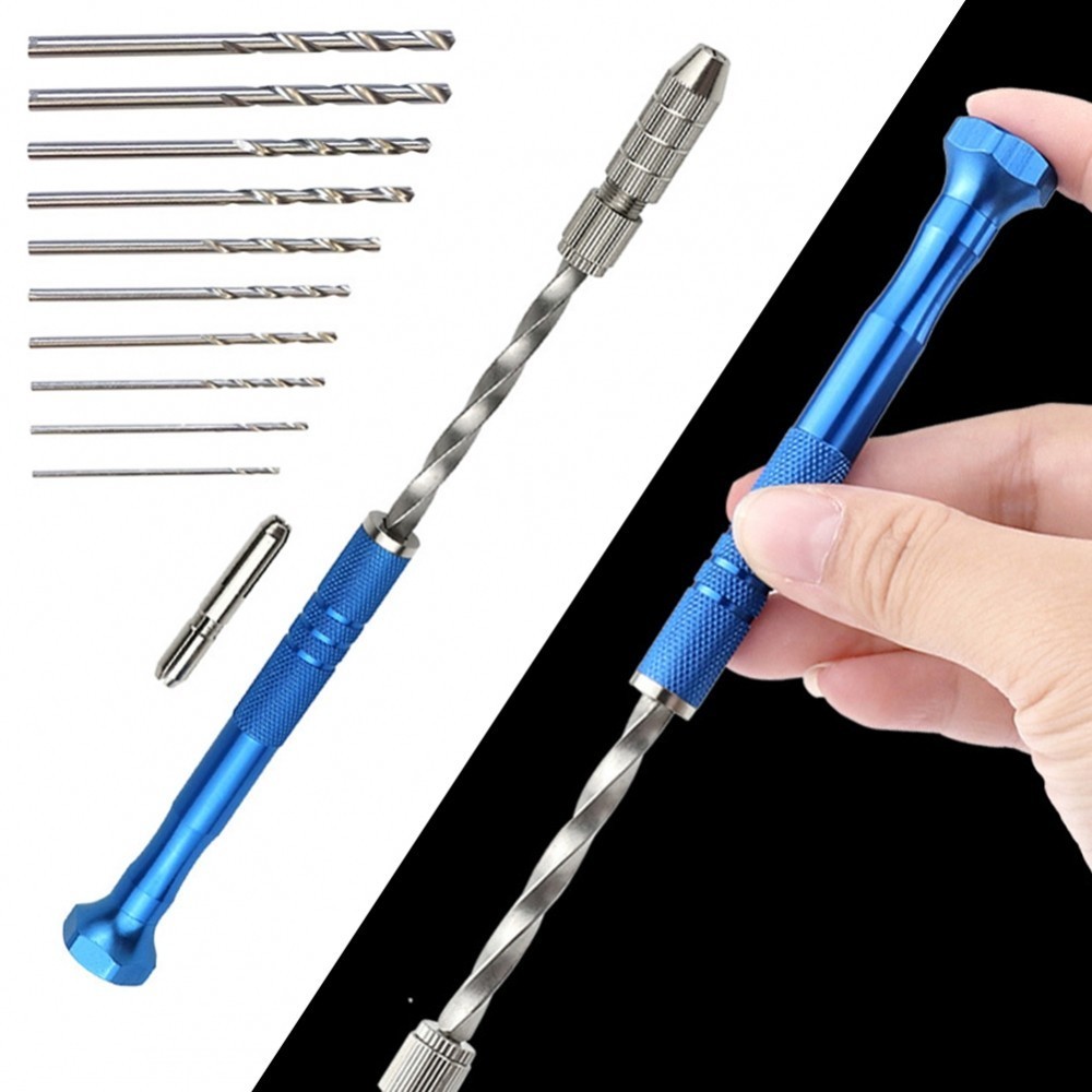 Handheld Semiautomatic Drill Featuring Multiple Bit Sizes for Different ...