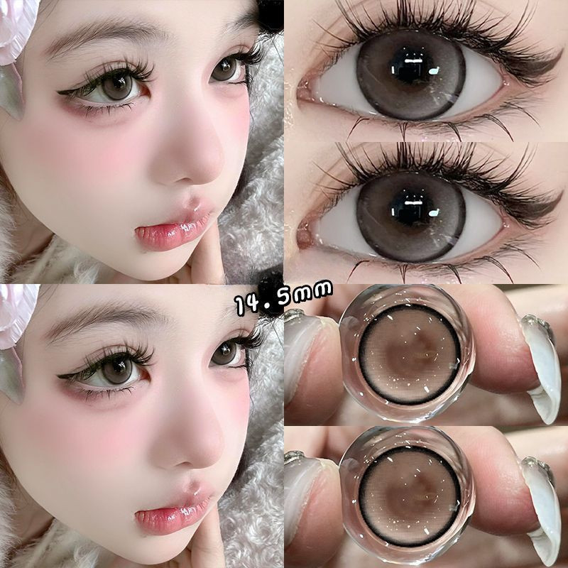 0°～- 600°)Natural Half-Blood Contact Lenses Coconut Coconut Milk Frozen ...