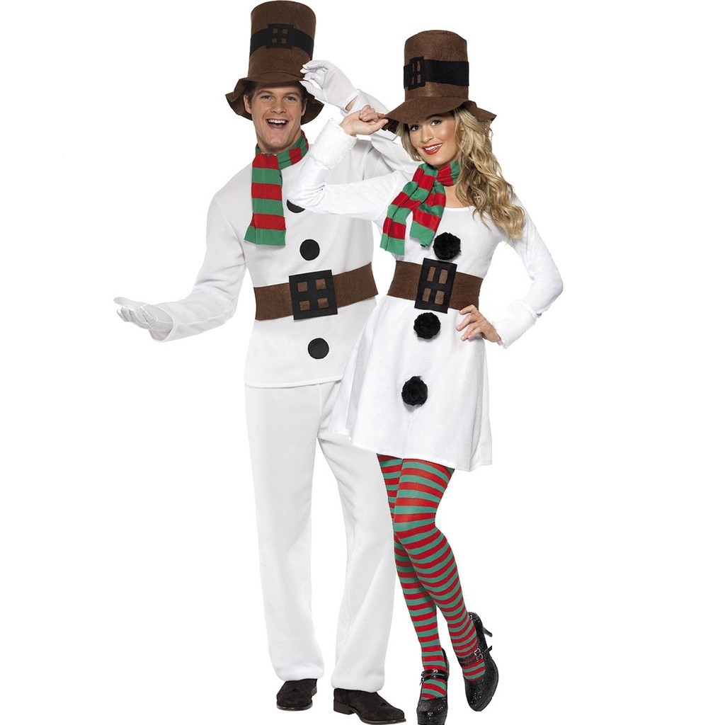 Urp New Style Men's White Christmas Costume Suit Christmas Uniform Suit ...