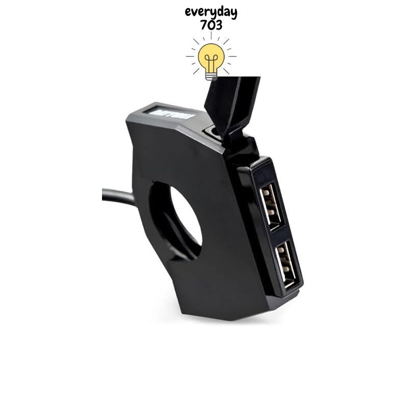 Daytona Motorcycle USB Power Supply USB-A 24W iPhone/Android Compatible ...