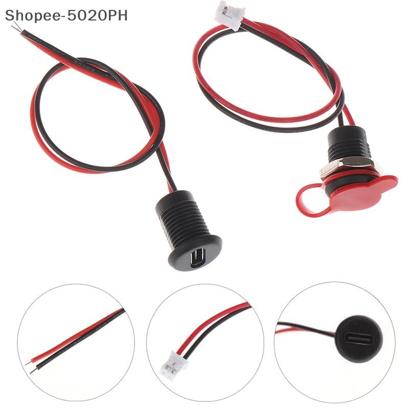 # Hardware # USB-C 2Pin High Current Charging Socket With PH2.0 Nut ...