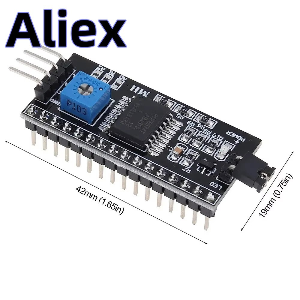 IIC/I2C / Interface LCD1602 2004 LCD Adapter Plate | Shopee Philippines