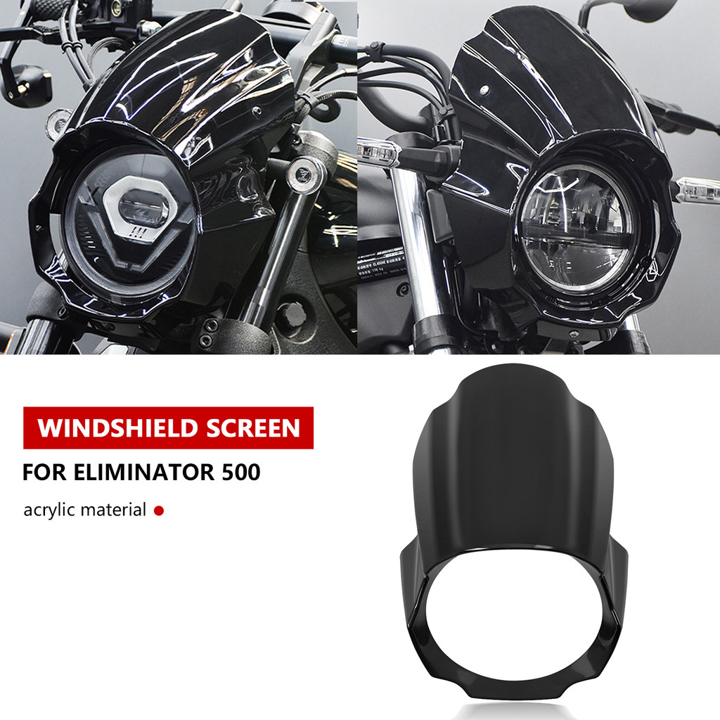 For Eliminator 400 450 500 2024 2025 Motorcycle Front Windshield ...
