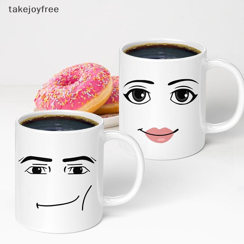 [takejoyfree] Game Inspired Man Face Mug Funny Men Or Woman Faces ...