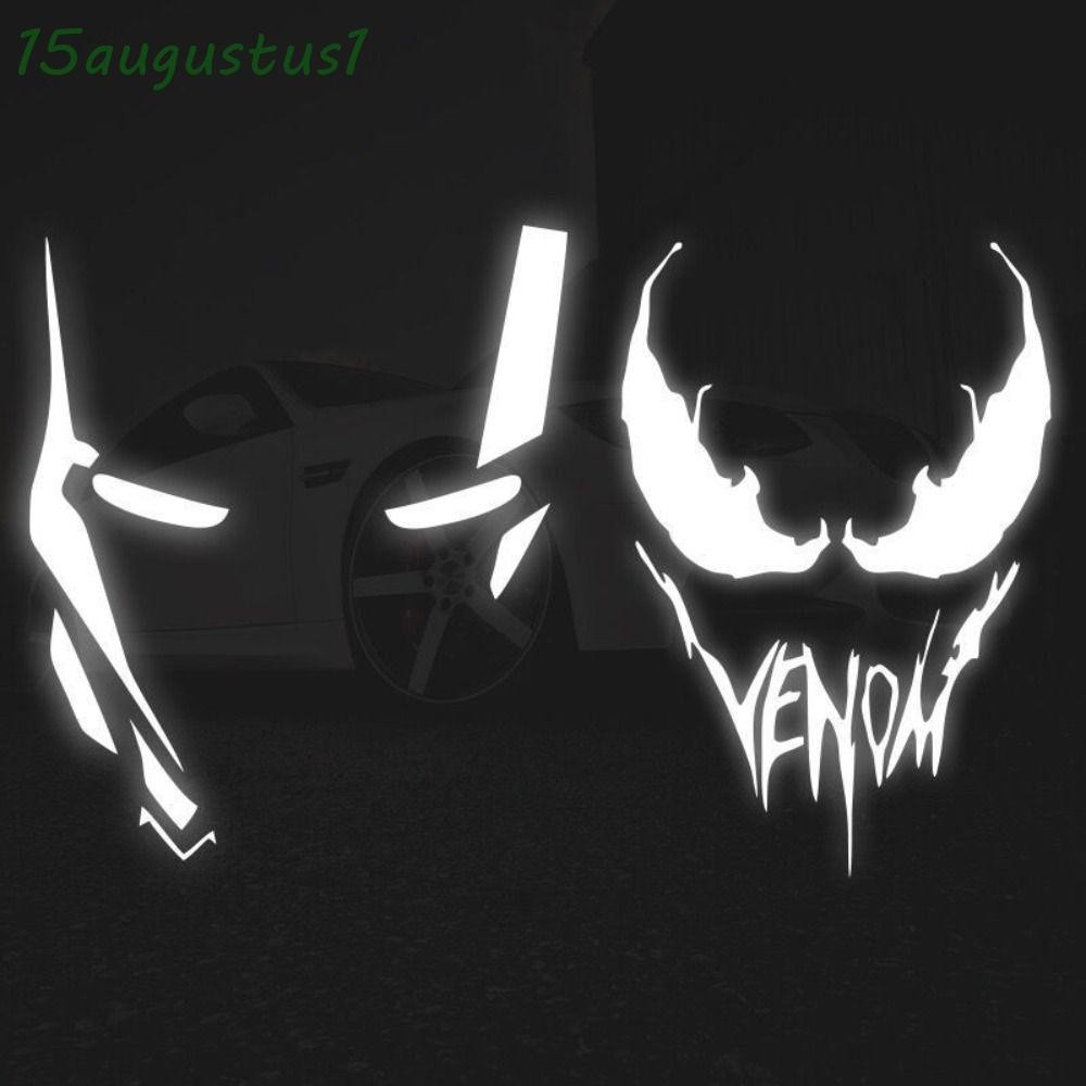 AUGUSTUS Anime Venom Cool Stickers, PET Venom Reflective Venom Stickers ...