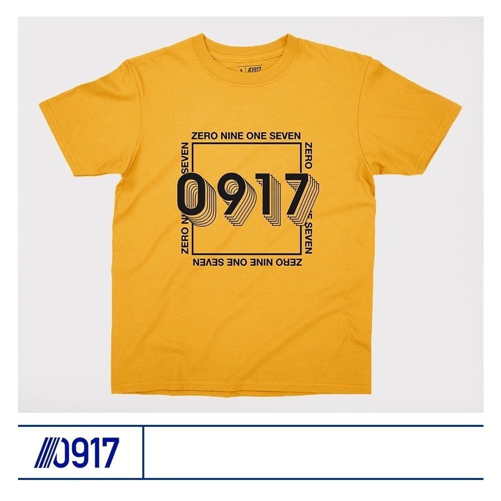 0917 Atrium Stamp Shirt - Mustard Yellow Shirt for Women & Men | Shopee ...