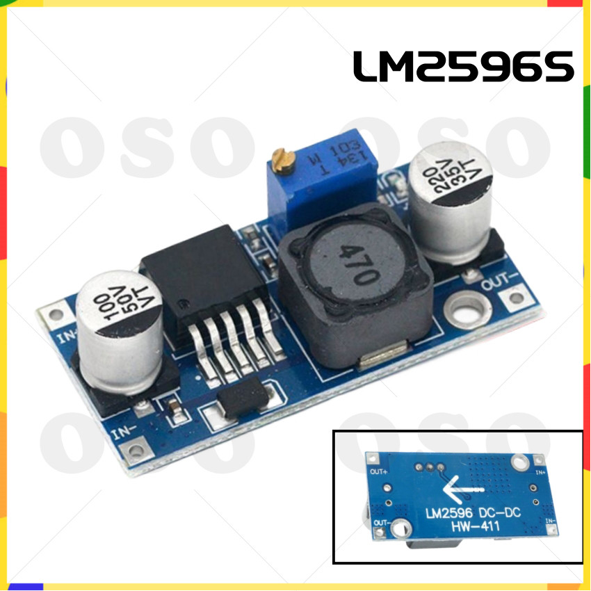3A LM2596S Module Step Down Power Module Voltage Regulator DC-DC Buck Converter | Shopee Philippines