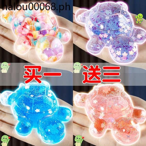 Luminous Glitter Crystal Little Turtle Pair Touch Cute Influencer Big ...
