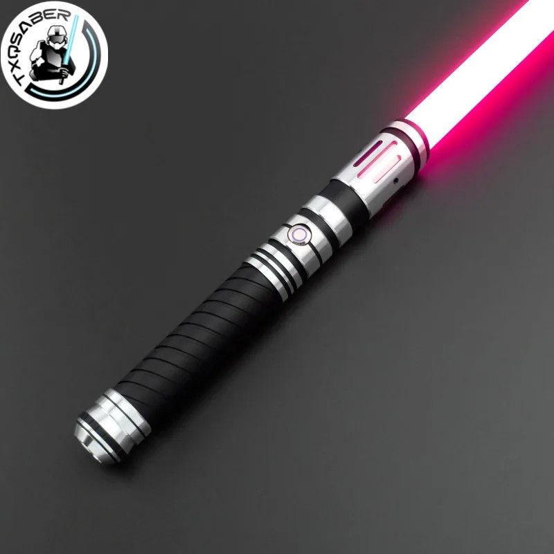 TXQSABER Smooth Swing Lightsaber Metal Hilt Heavy Deuling Laser Sword ...
