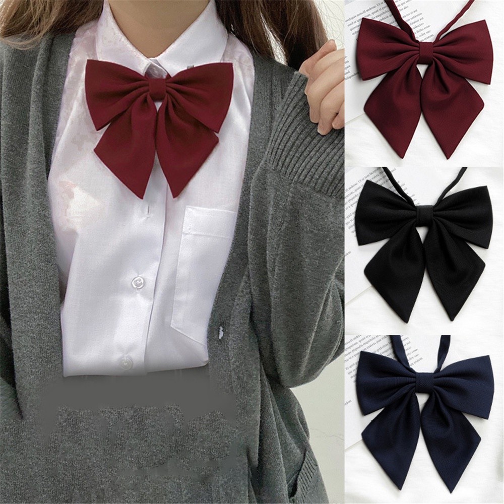 YOUJ Sweet Tie Bow Cool Black Free-tie JK Neck Collar Floral Pullover ...
