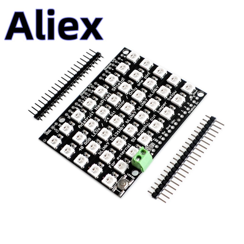 40 bit RGB LED WS2812 Pixel Matrix Shield | Shopee Philippines