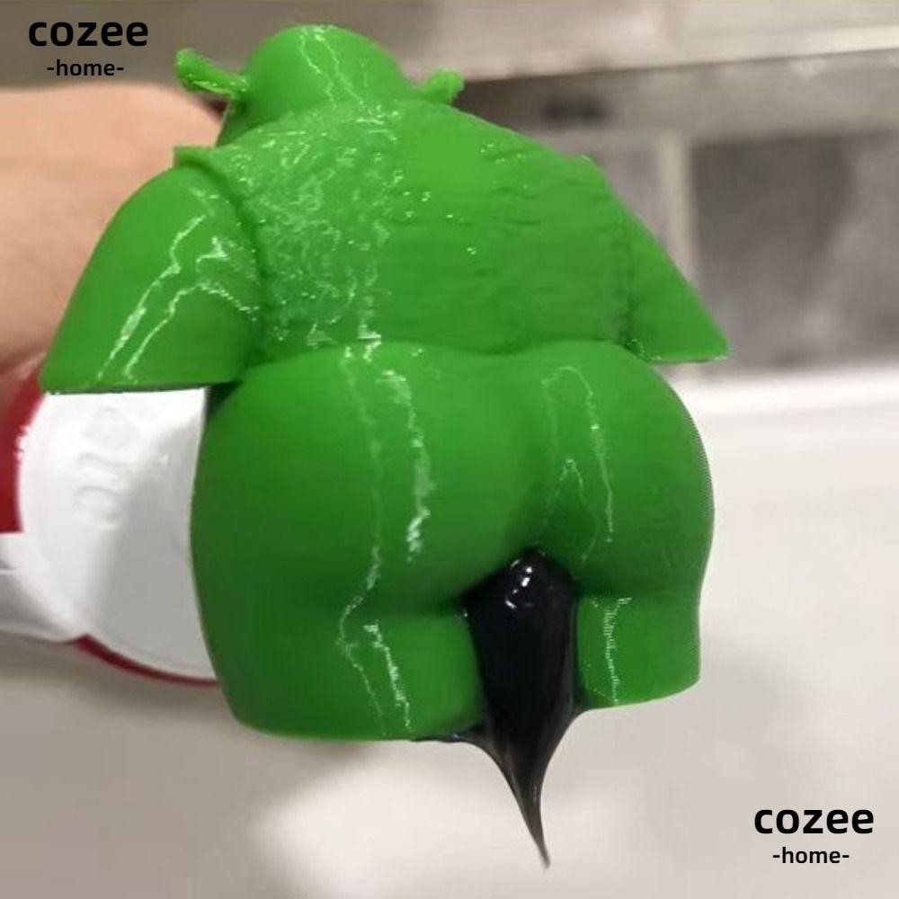 COZEE Toothpaste Squeezer, Toothpaste Hat Bathroom Supplies Shrek ...