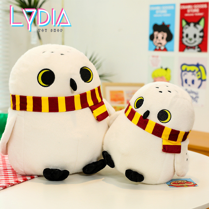 LYDIA Scarf Hedwig Plush Harry Potter Movie Character Owl Stuffed Toy ...