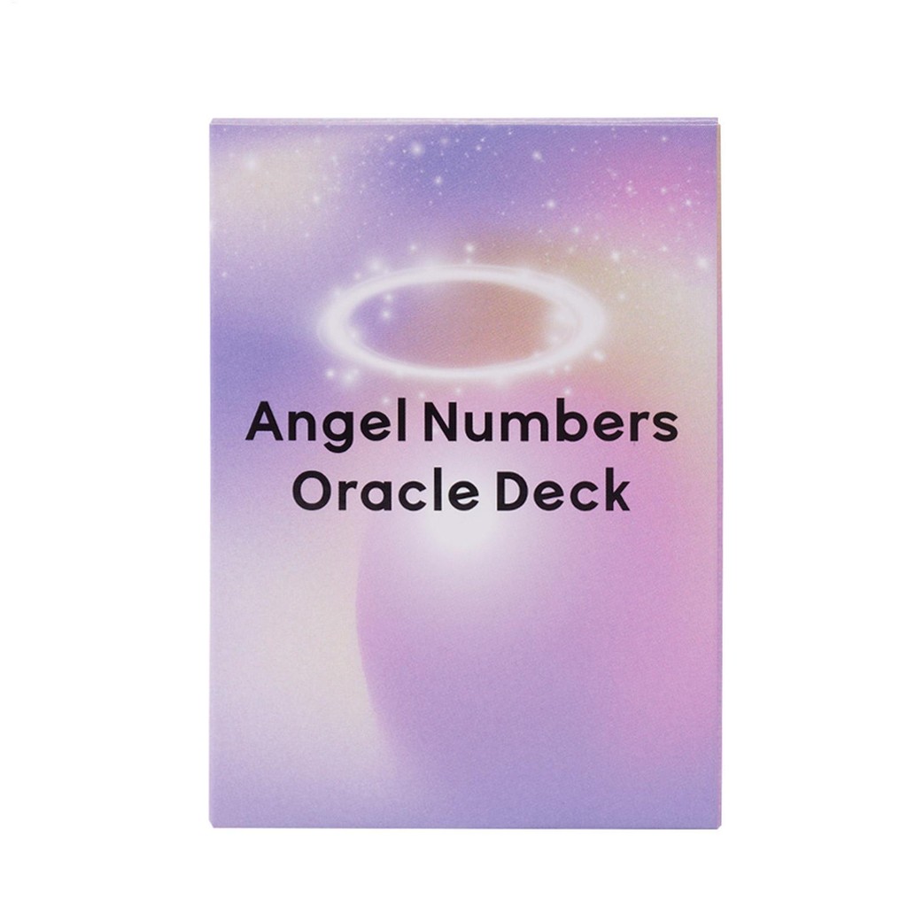 Angel Numbers Oracle Tarot Oracle Cards Deck Psychological Oracle Portable 40-Card Full-English ...