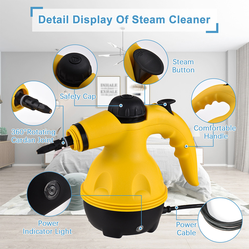1050W Multifunction Steam Pressure Washer Steam Cleaner Household ...