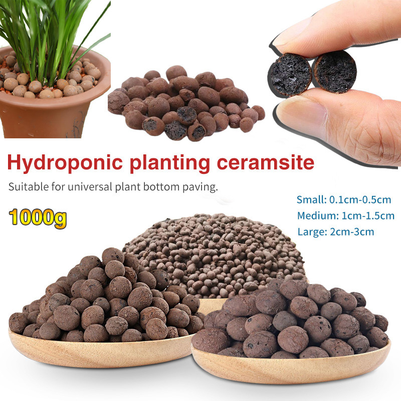 HYDROTON CLAY PEBBLES (1000g) | Shopee Philippines