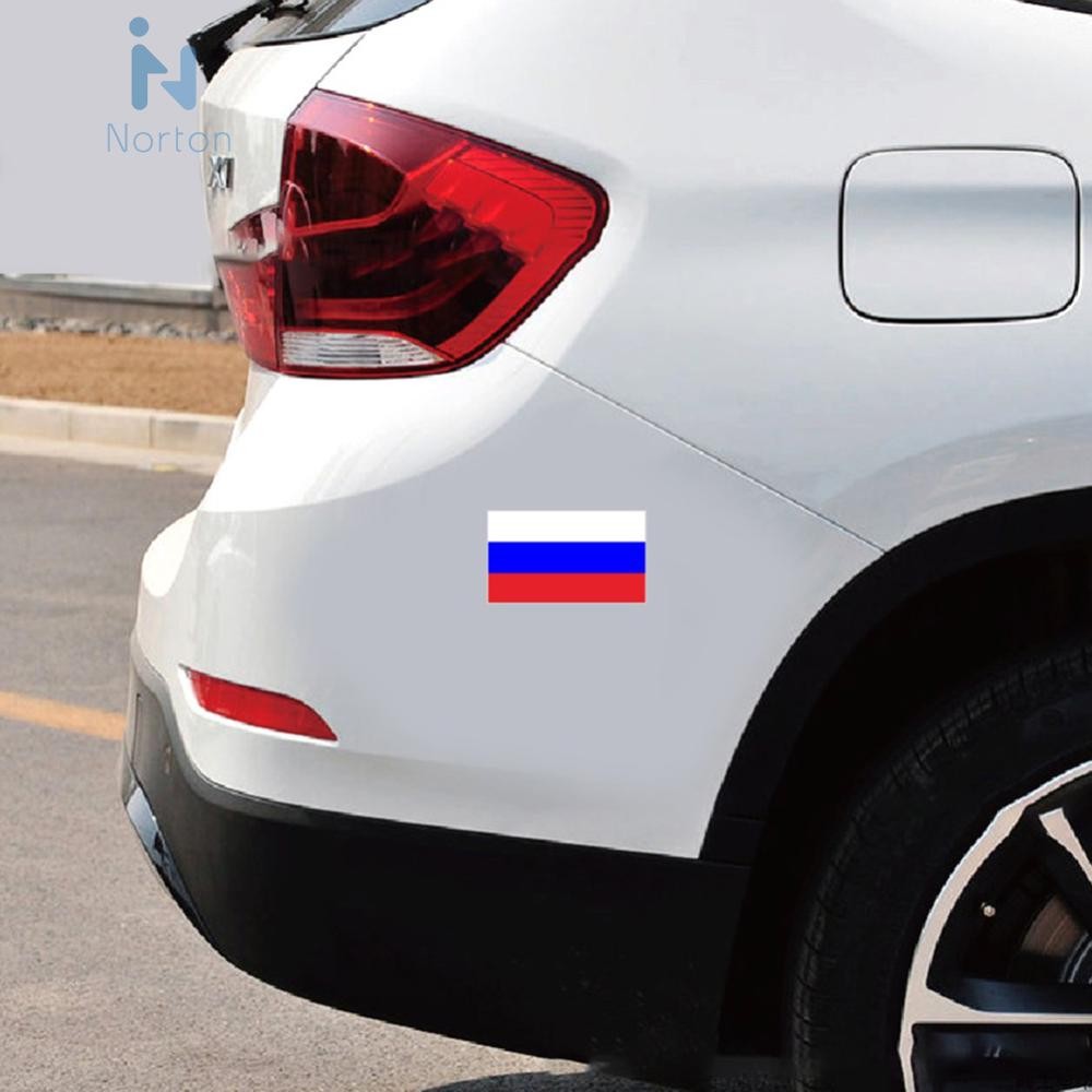 Russian Flag Car Stickers PVC Body Window Rear Bumper Trunk Decoration ...