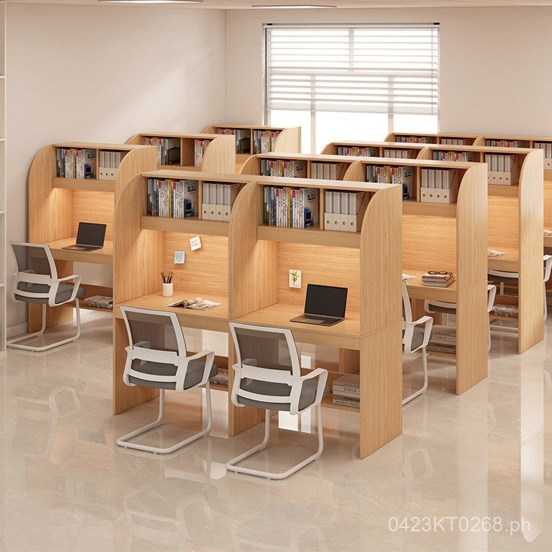 Immersive Study Desk Self-Study Room Desk and Chair Set for ...