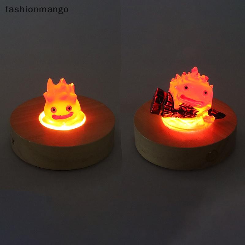FMPH Bless 1 PCS Calcifer Night Light LED Lamp Statue Inspired By Howl ...