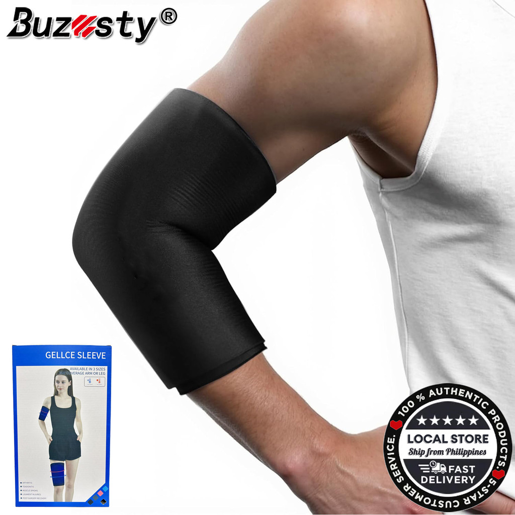 Buzesty Elbow Gel Ice Pack Brace Cold Ice Sleeve with Reusable Gel Cold ...