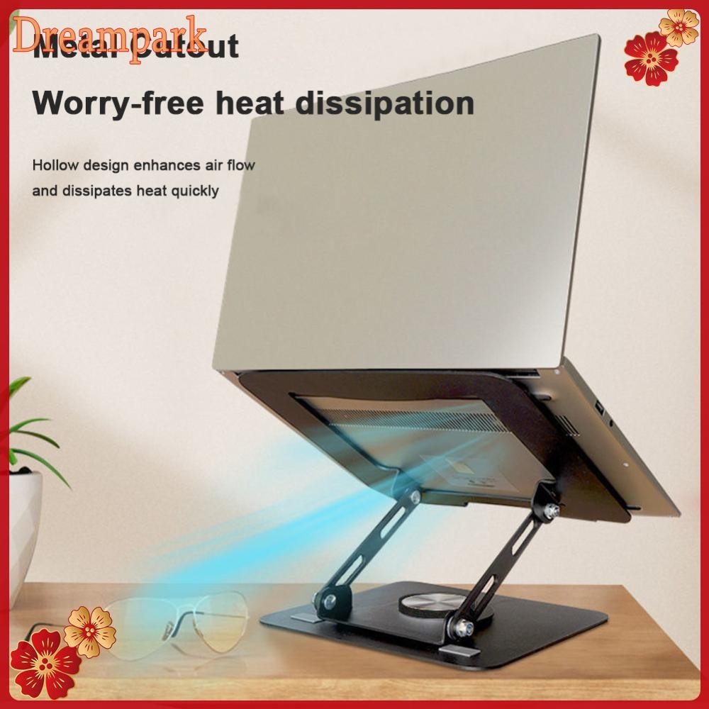 ☀DM Laptop Stand for Desk Computer Stand 360 Degree Rotating Metal ...