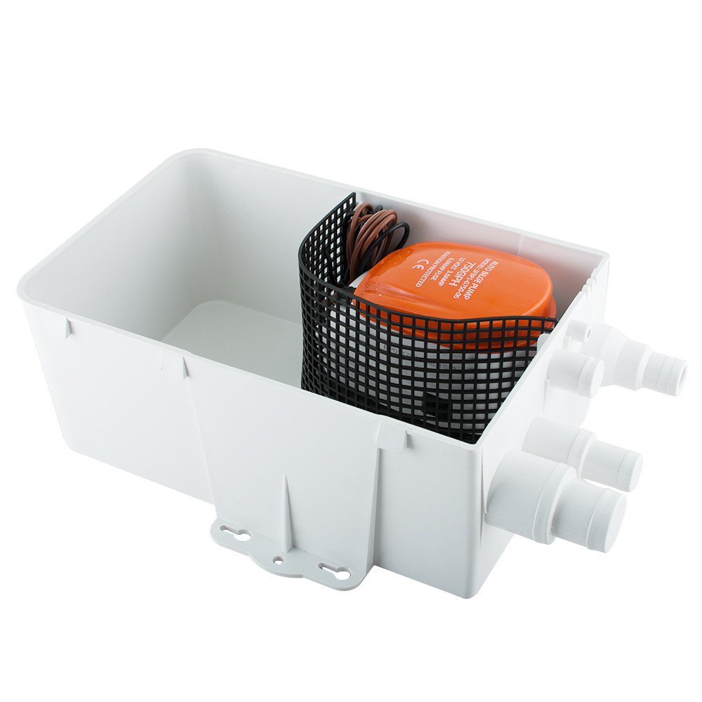 DC 12V 600GPH Boat Marine Shower Sump Bilge Pump Drain Kit System ...
