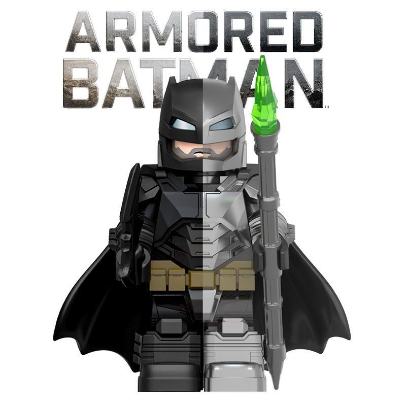 Superhero Reloaded Batman Building Blocks Big Head Minifigure ...