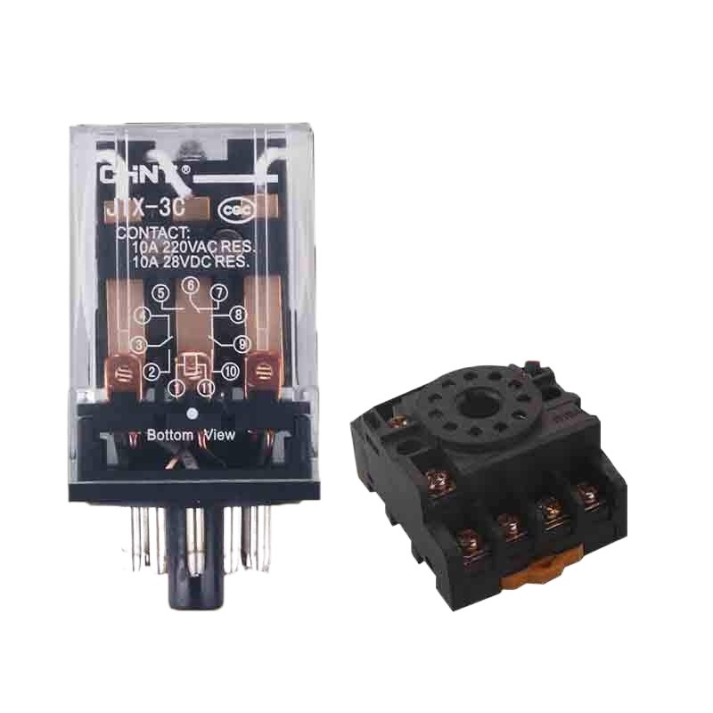 COD☆chnt Chint electromagnetic relay 11-pin high-power small relay JTX ...