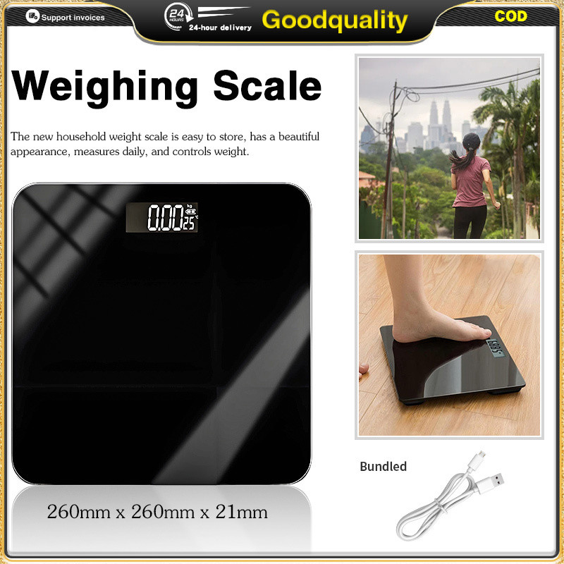 Weight Scale Weighing Device LED Display Smart Body USB Charging ...