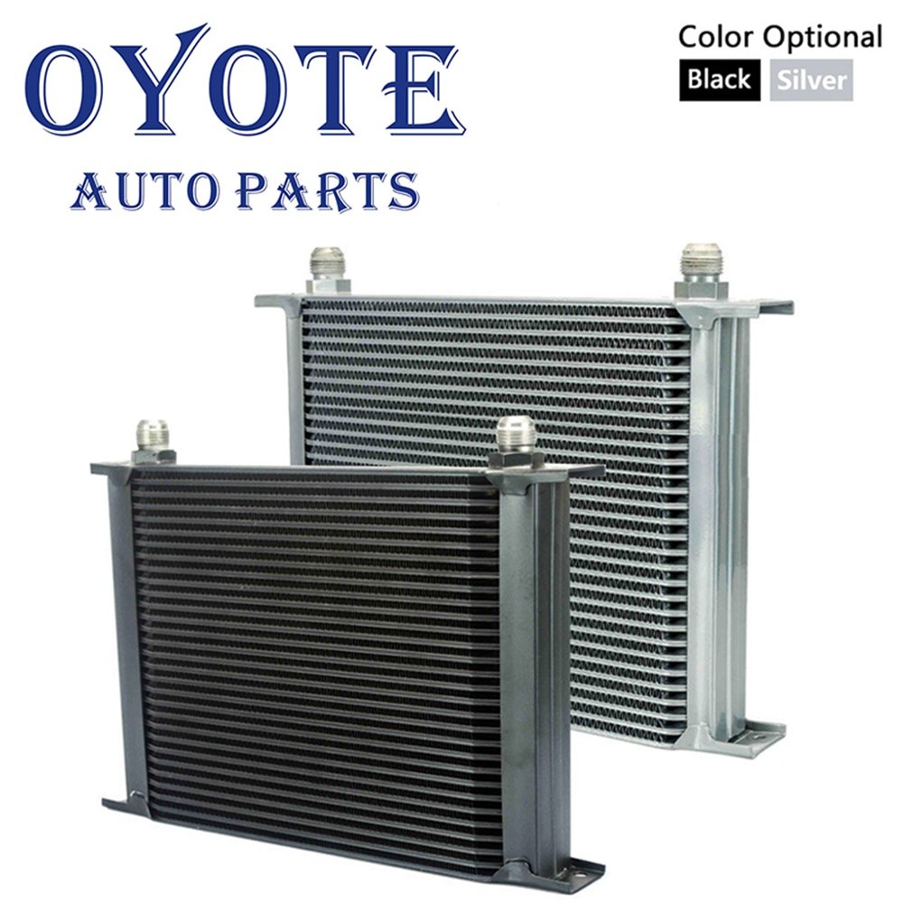 ☂OYOTE New 30 Rows Oil Cooler AN10 Engine Transmission Oil Cooler Kit 5 ...