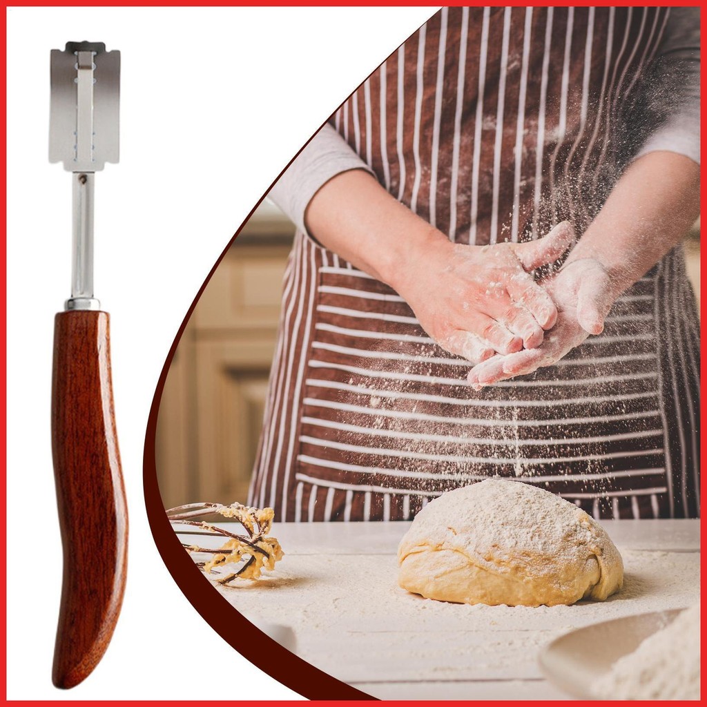 Bread Lame Slashing Tool Sourdough Cutter Scorer Wooden Handle ...