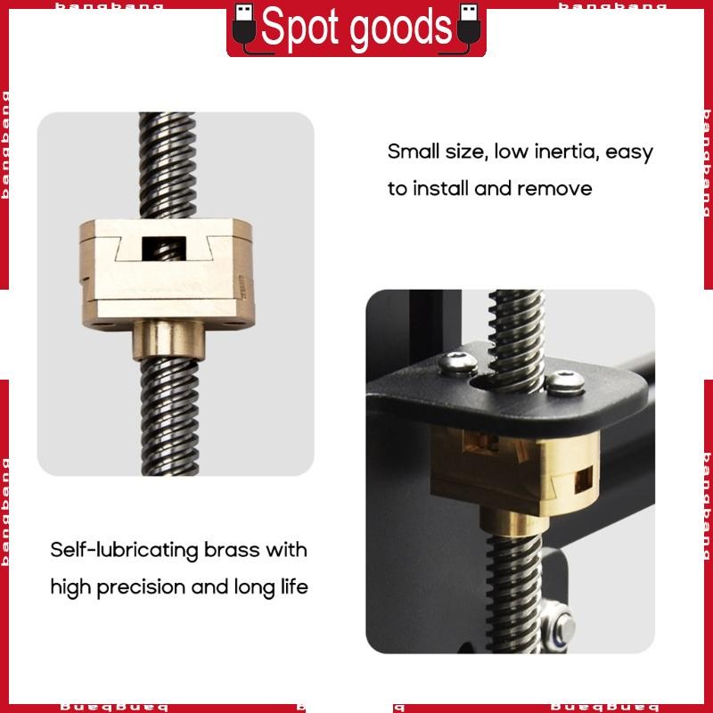 Bang Upgraded Brass Z-axis Coupler Oldham Coupling for Ender3 V2 CR10 ...