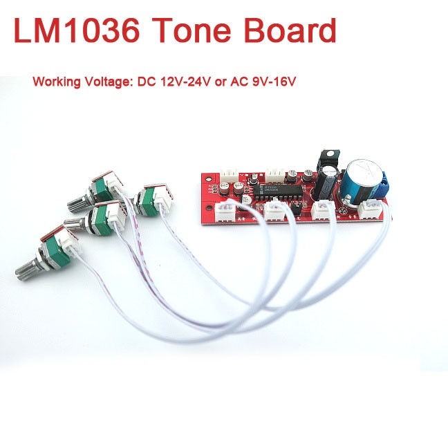 New LM1036 Tone Board Treble Bass Balance Volume Control WITH ...