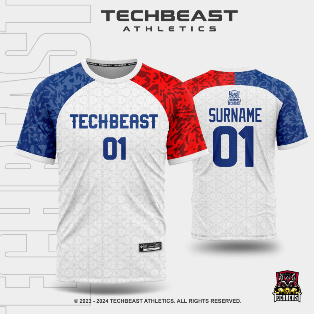 Unique Champion T-shirt Full Sublimation Jersey Techbeast ( CUSTOM NAME + NUMBER ) | Shopee ...