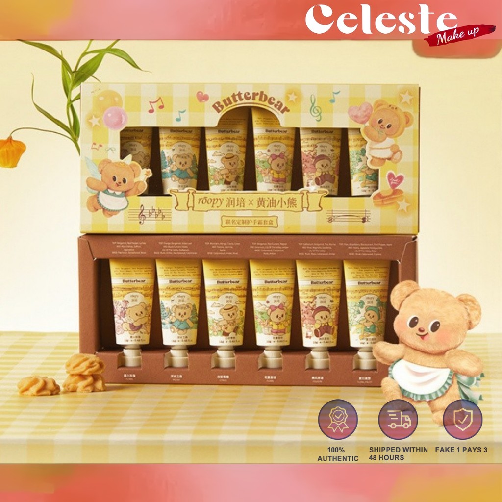 ROOPY Hand Cream Butter Bear Co-Branded Gift Box Fragrance Hand Cream ...