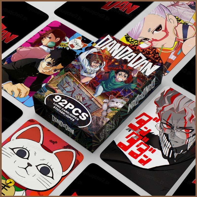 sy 92pcs/set DAN DA DAN Okarun stickers photo card LOMO card postcard ...