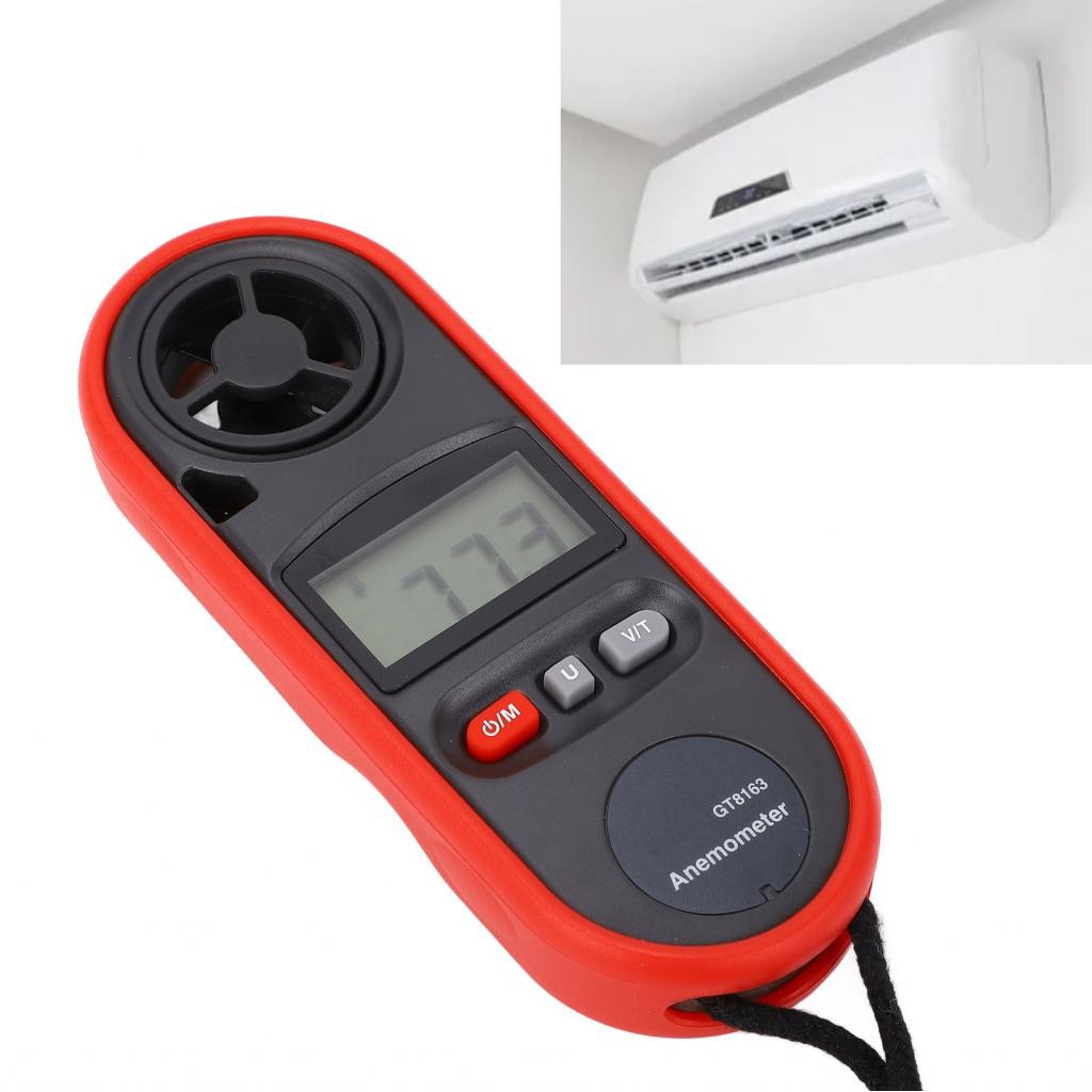 Anemometer Handheld Outdoor Cordless HVAC Digital Wind Speed Meter ...