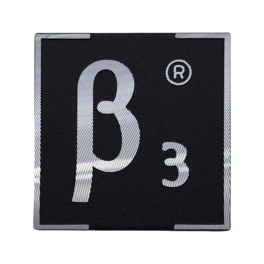 β3 B3 Aluminum logo badge replacement piece 40mm(1.57") X 40mm(1.57 ...