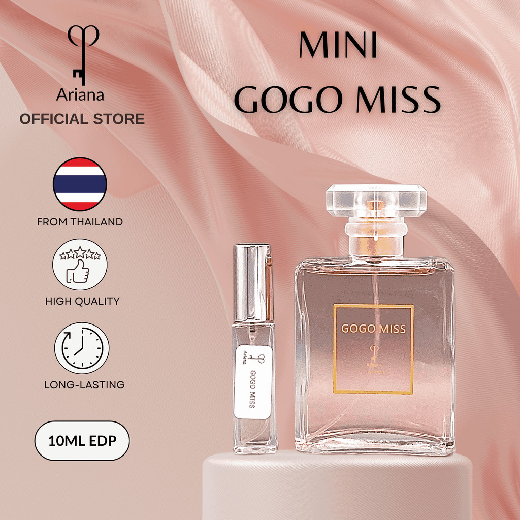 ARIANA MINI GOGO MISS 10ml For Her Long lasting Perfume EDP Fragrance ...