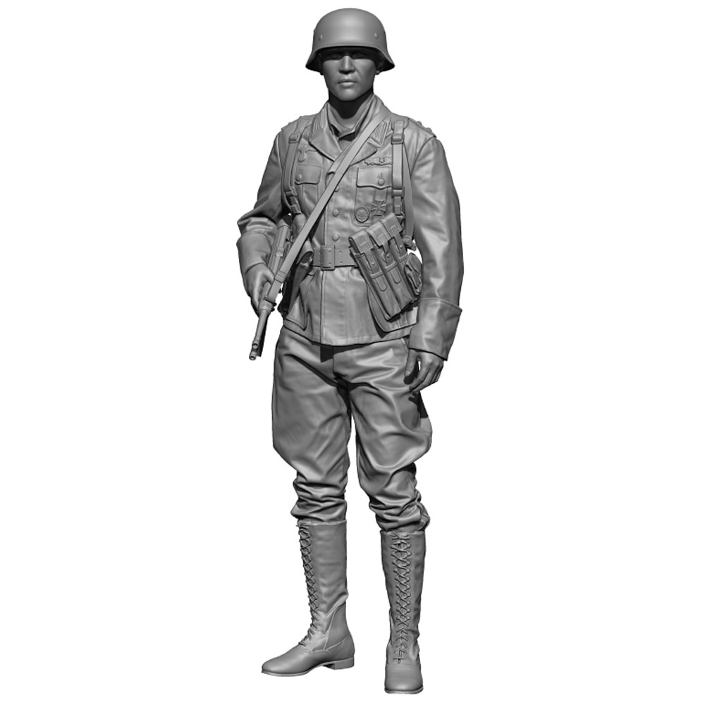 1/35 WW2 Dak officer, GM, Resin Model figure soldier, Military themes ...