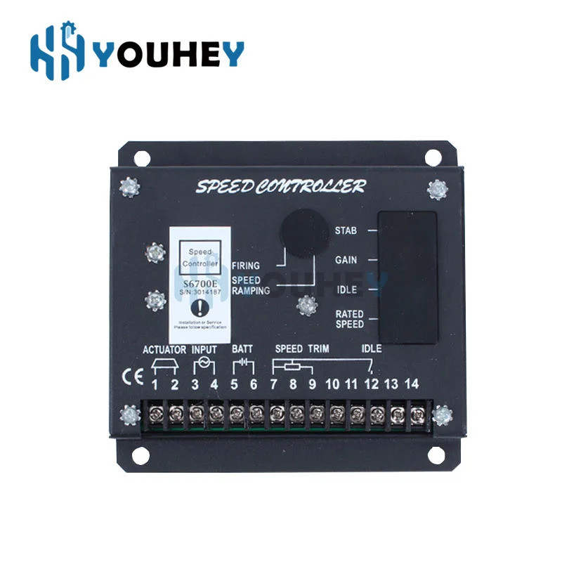 S6700E S6700H DC24V Diesel Generator Engine Speed Controller Governor ...