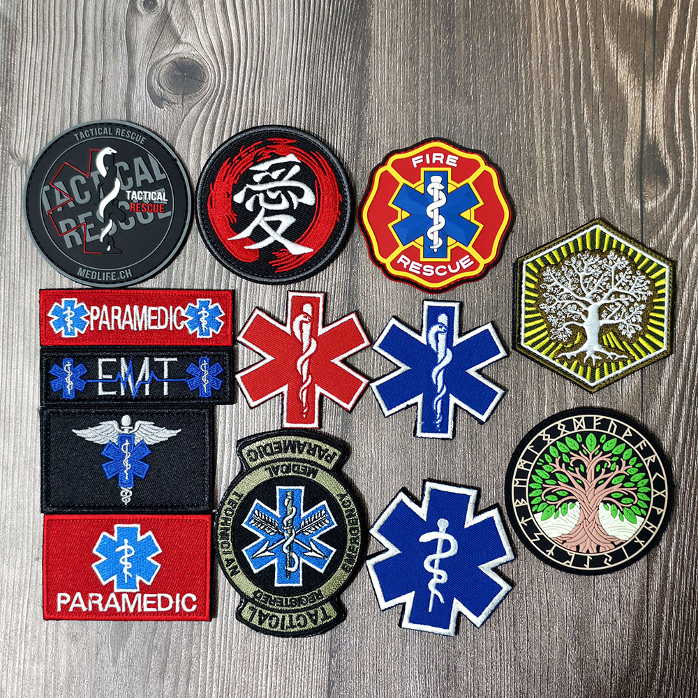 【Customized】Emergency rescue PVC battlefield physician series3D Velcro ...